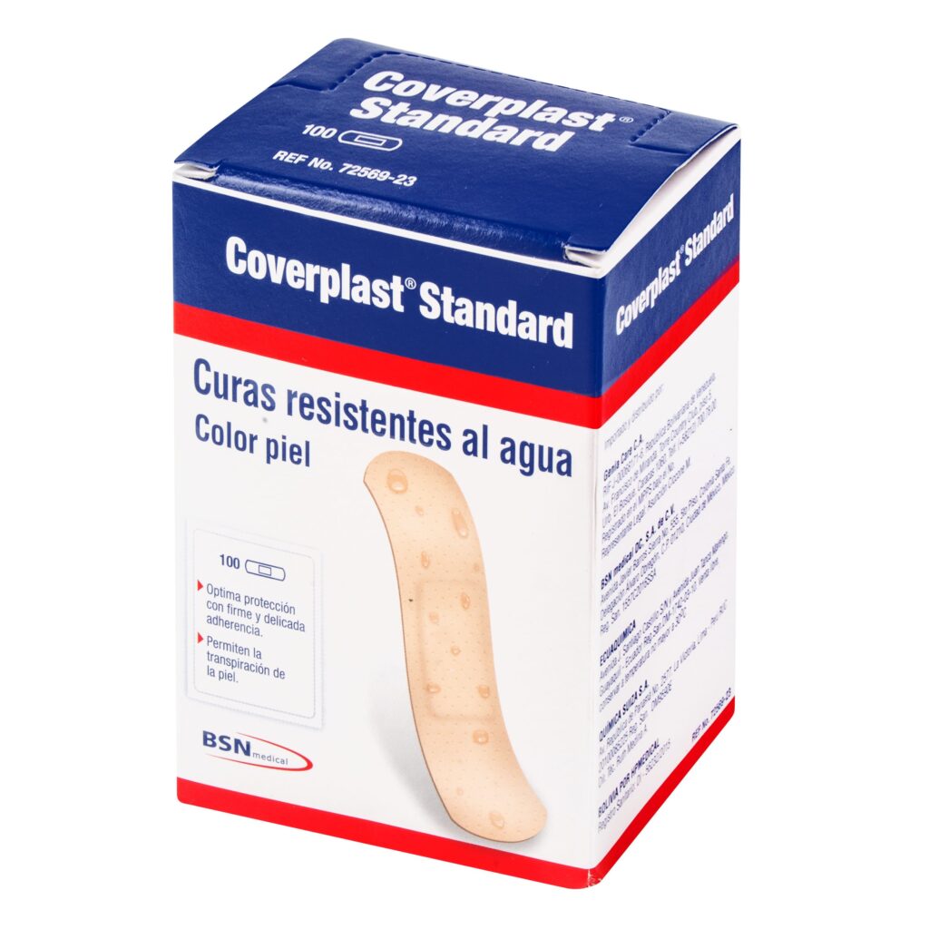 Curas Coverplast Piel x 100 - Guantes Terry